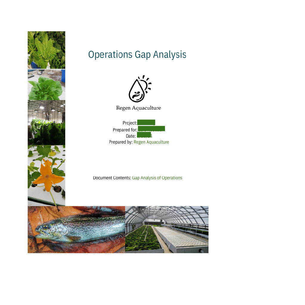 Review and Assessment of Farm Management Plan/ Operational Documents ...